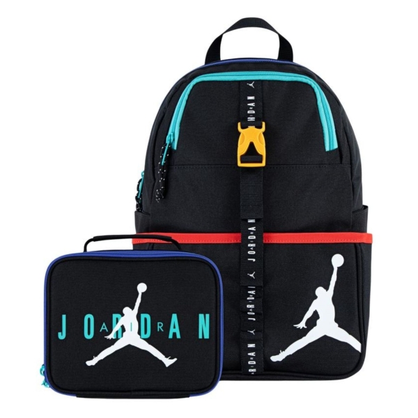 Nike Jordan Air Jordan Lunch Backpack Çocuk Siyah Sırt Çantası 9A0775-K90