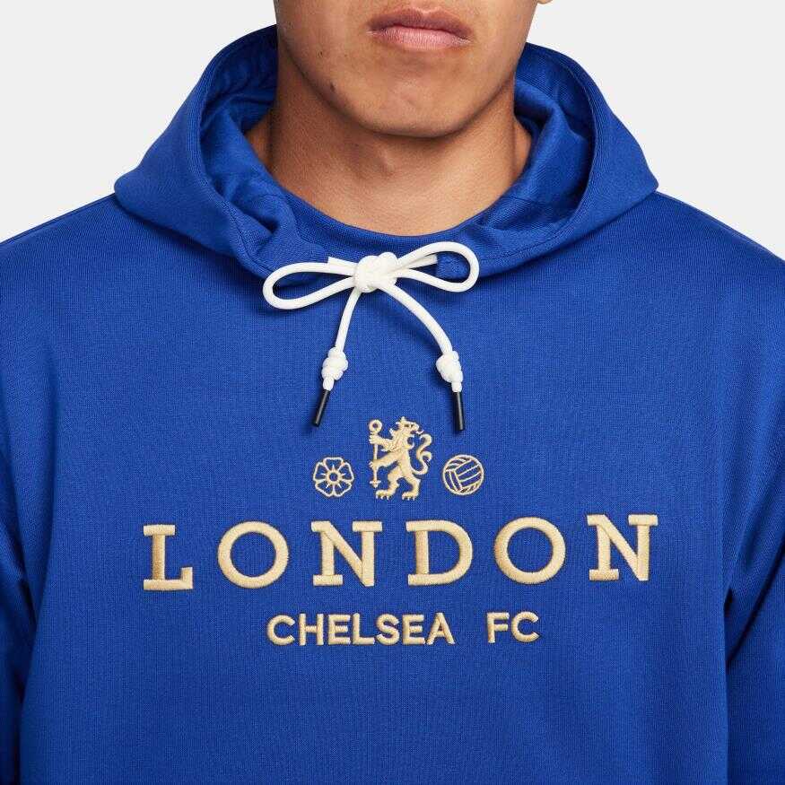 Nike Chelsea FC Pullover Hoodie Erkek Sweatshirt FN0724-495