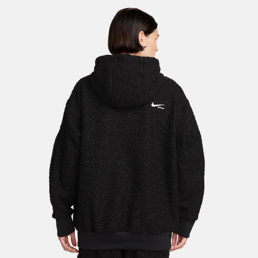 Nike NSW Collection Sherpa Hoodie Kadın Sweatshirt FB8783-010
