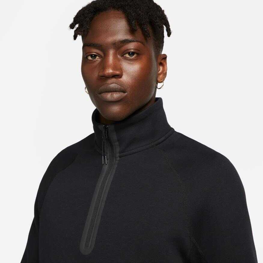 Nike Tech Fleece Half-Zip Top Erkek Sweatshirt FB7998-010