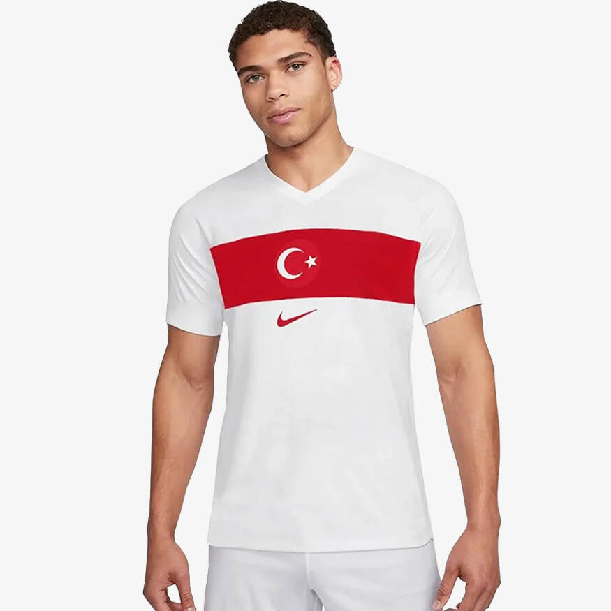 Nike Türkiye Milli Takım 2024/25 Erkek Taraftar Futbol Forması FV1746-100