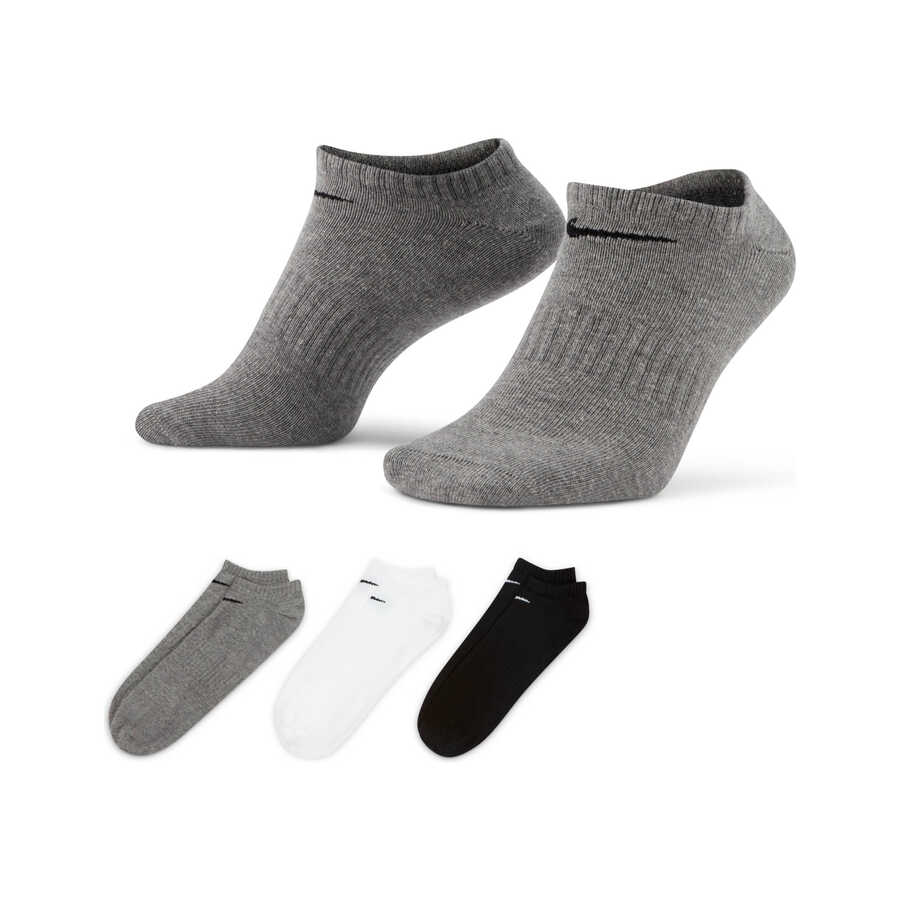 Nike Unisex Everyday Lightweight No-Show Çorap (3 Çift) SX7678-964